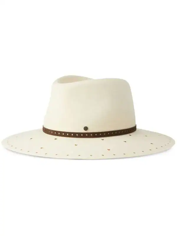Maison Michel Charles Hat In White 52% Off Editorialist