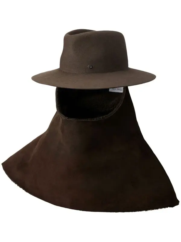MAISON MICHEL Charles Hooded Hat