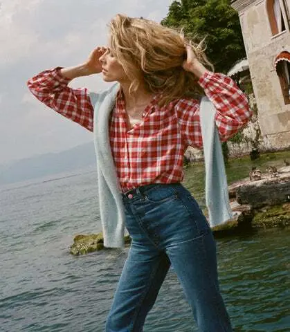 DÔEN Holde Top - Alsace Plaid
