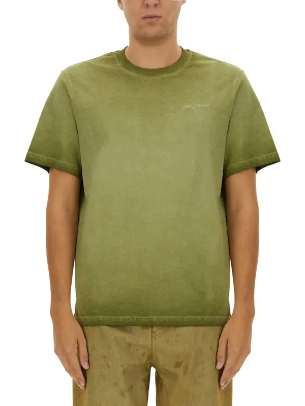 MSGM T-shirt With Logo - Green