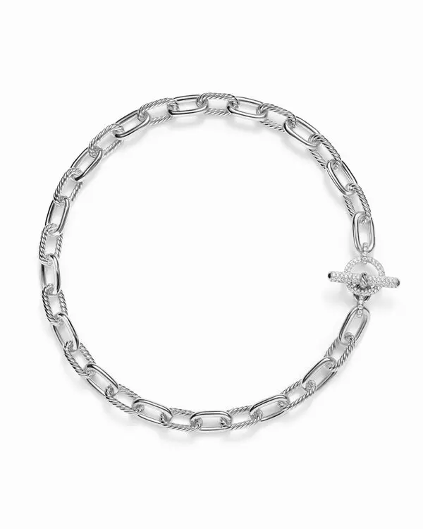 David Yurman Dy Madison® Toggle Chain Necklace - Diamond