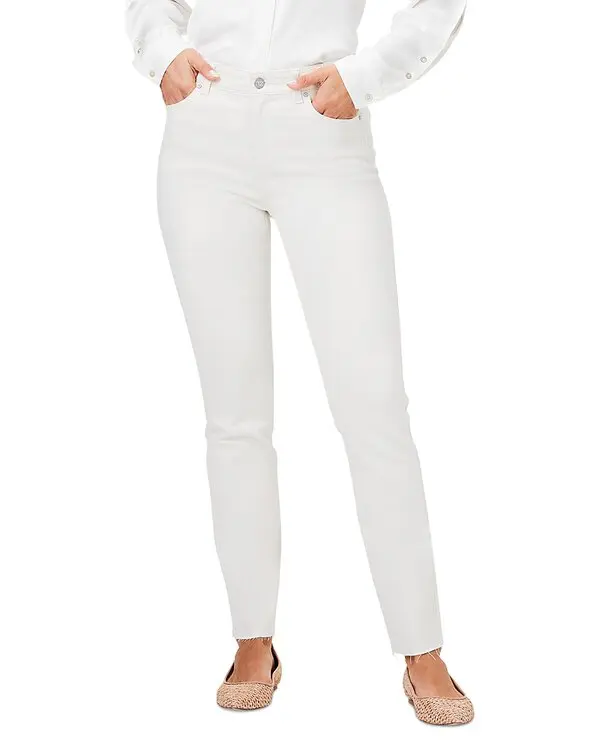 NIC+ZOE High Rise Straight Ankle Jeans