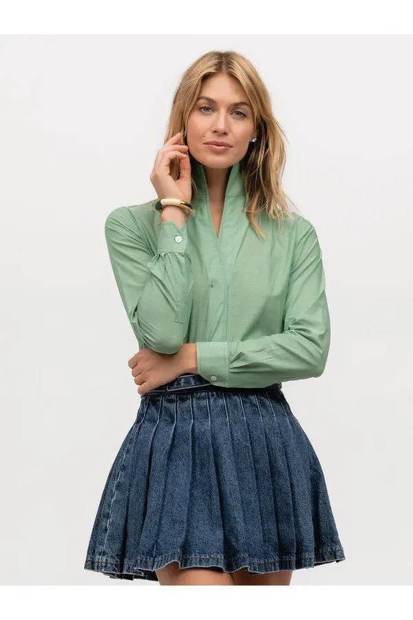 SARAH ALEXANDRA Signature Shirt - Lime
