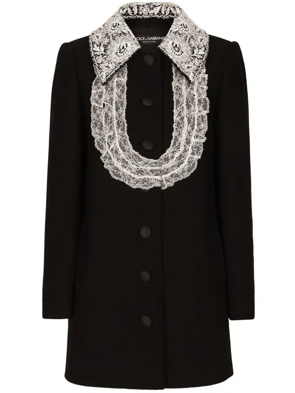 Dolce & Gabbana Virgin Wool-blend Minidress