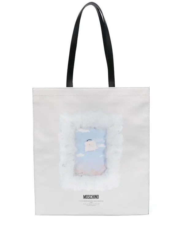 Moschino Cloud Print Shoulder Bag