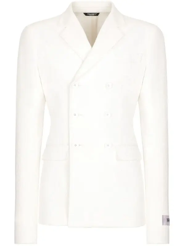 Dolce & Gabbana Double-breasted Crepe Blazer
