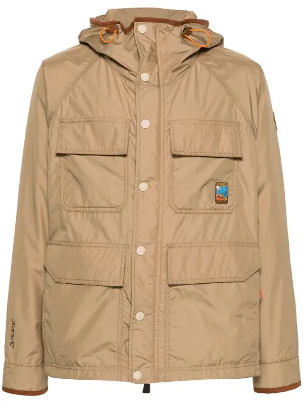Moncler Rutor Hooded Padded Jacket - Neutrals