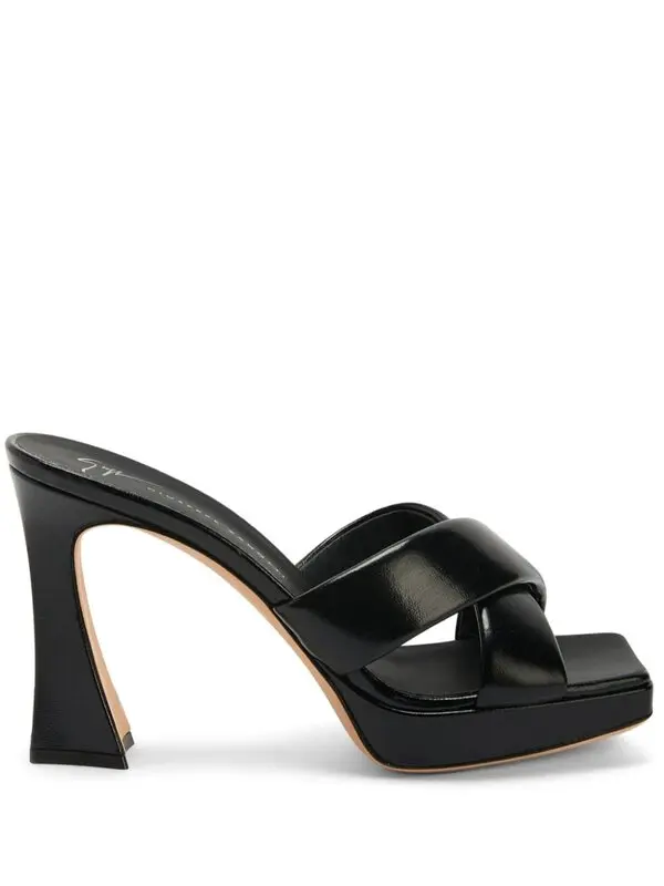 GIUSEPPE ZANOTTI 85mm Stacee Sandals - Black