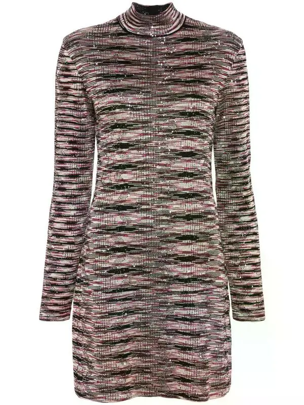 Missoni Sequin-embellished Zigzag Mini Dress