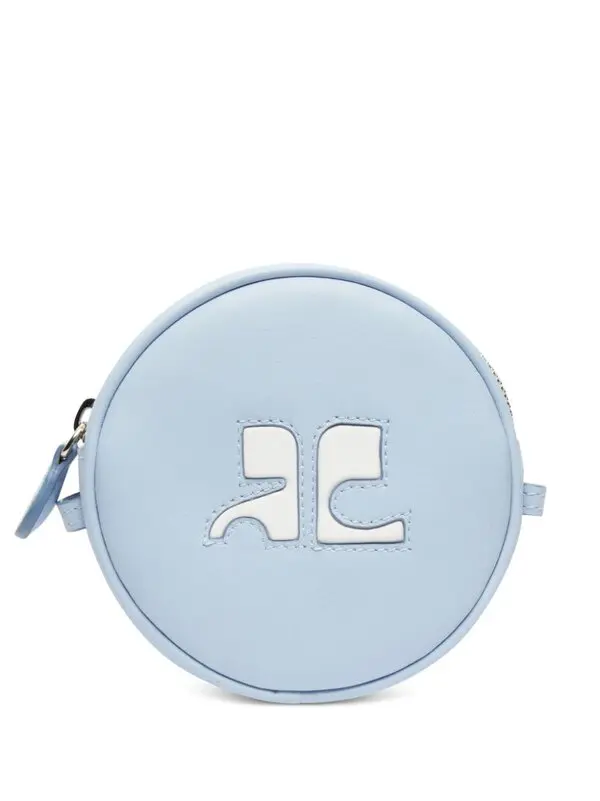 COURREGES Re-edition Circle Leather Bag - Blue