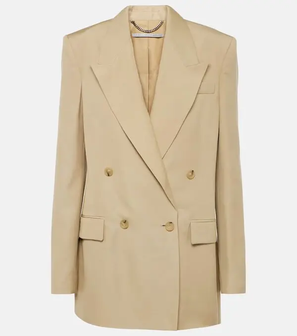 Stella McCartney Double-breasted Blazer - Beige