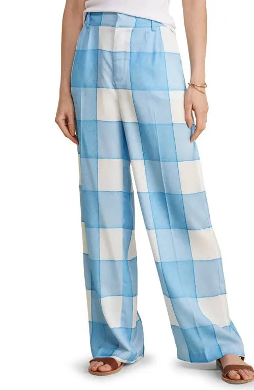 Vineyard Vines Luxe Check Straight Leg Trousers