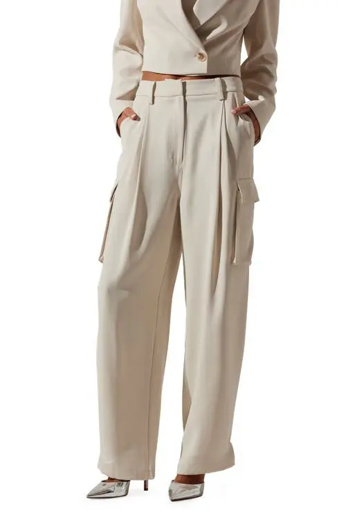 Astr The Label Denison Pleated Cargo Trousers