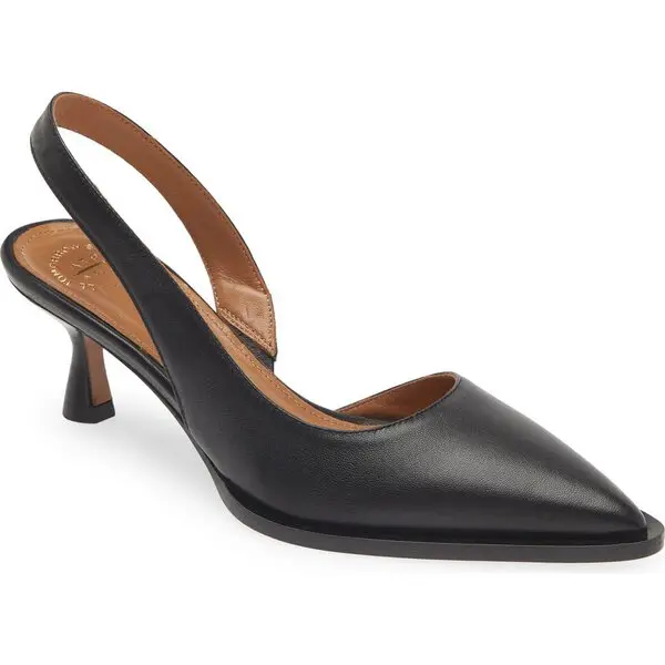ATP ATELIER Desana Slingback D'orsay Pumps - Black