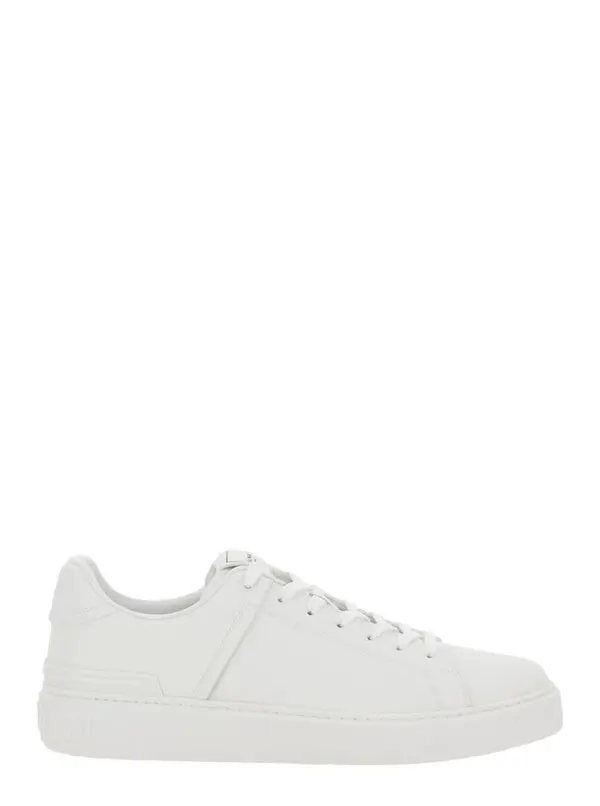 Balmain B-court Low Top Sneakers - White