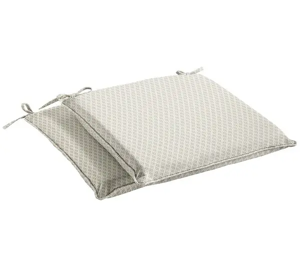 SORRA HOME Outdoor Corded Chair Pad Set Of 2