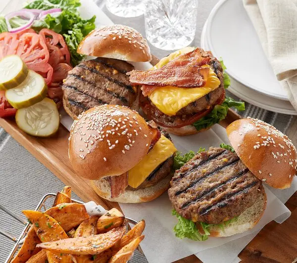 RASTELLI'S 5.33oz Black Angus Bacon Cheddar Burgers