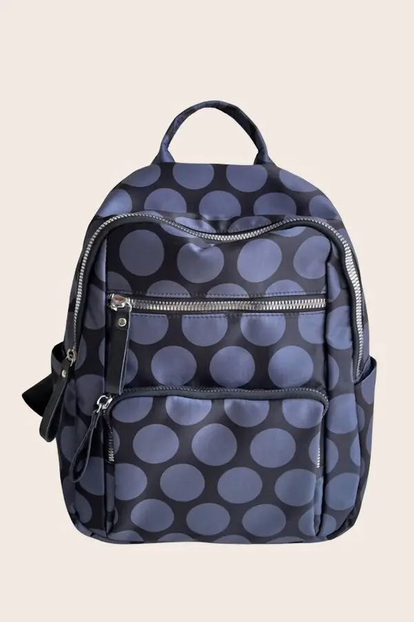 Buy Dani & Em Dania Nylon Backpack In Blue Dot - Multi At 37% Off ...