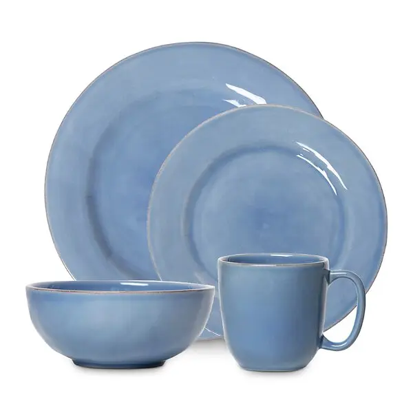 JULISKA Puro 16 Piece Dinnerware Set, Service For 4 - Chambray