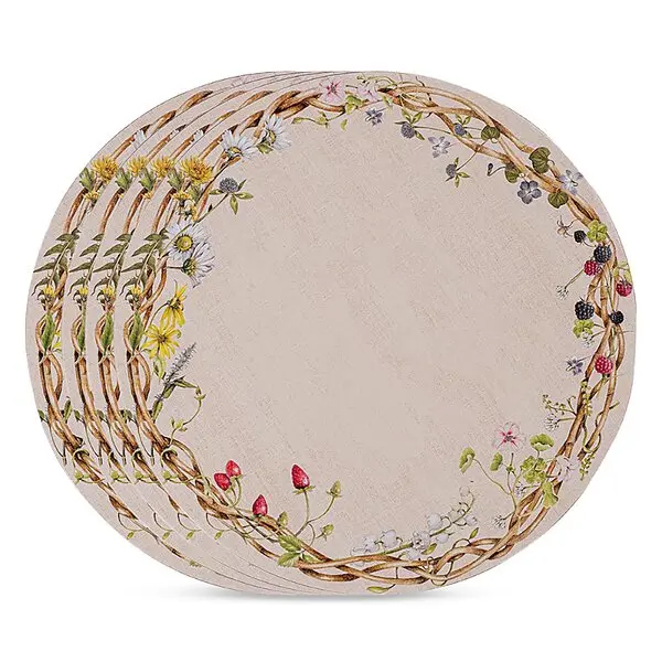 JULISKA Meadow Walk Placemats, Set Of 4 - Multi