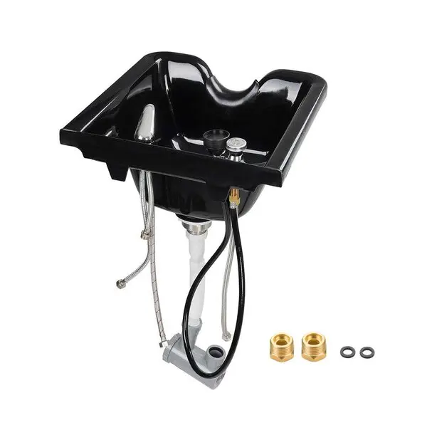 BYOOTIQUE Shampoo Bowl Beauty Salon Sink Bowl Barber Shop Mounting Ability - Natrual
