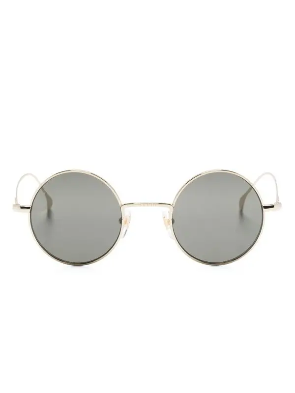 Gucci Tone Round-frame Sunglasses - Gold | Editorialist