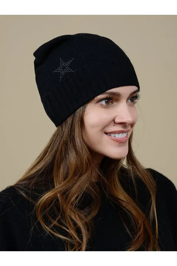 27 Miles Malibu Cashmere Beanie - Natural