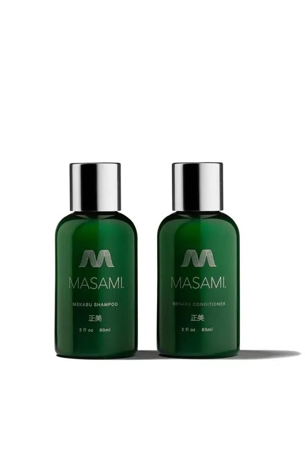 MASAMI Mekabu Hydrating Travel Shampoo &amp Conditioner