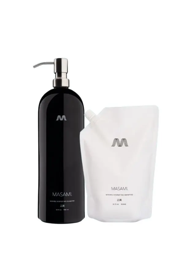MASAMI Pro-ocean Refillable Shampoo Bottle - Black