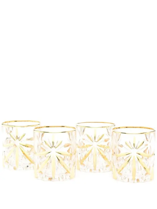 LES-OTTOMANS X Browns Murano Whiskey Glasses