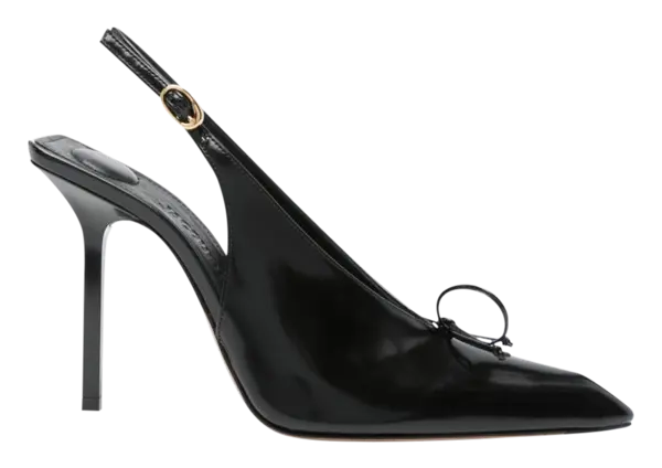 Jacquemus 100mm Cubisto Leather Pumps - Black