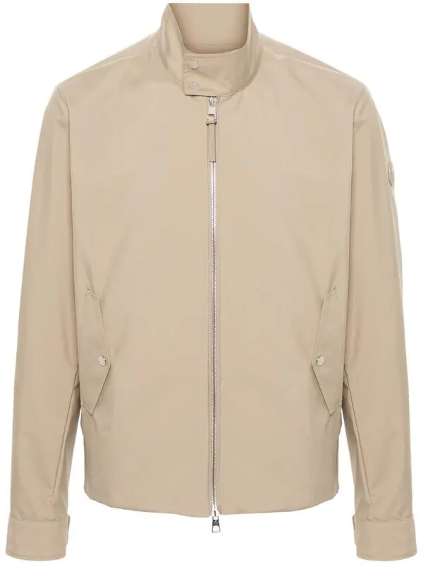 Moncler Chaberton Appliqué-logo Jacket - Neutrals