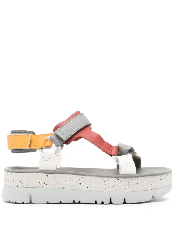Camper Oruga Up Flatform Sandals - Grey