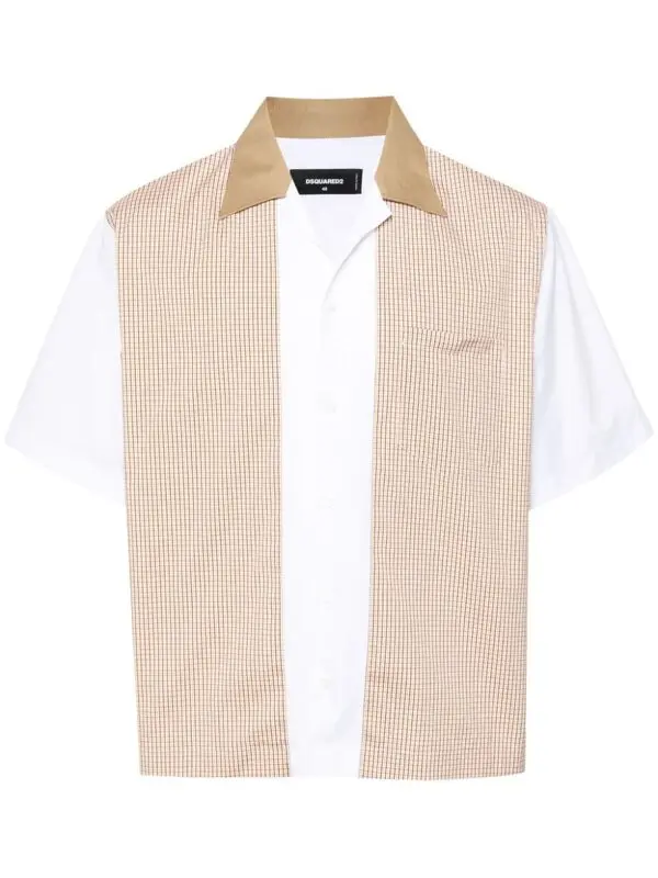 Dsquared2 Plaid Poplin Shirt