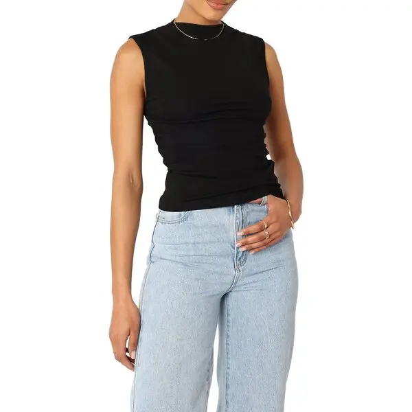PETAL & PUP Nissa Sleeveless Top - Black
