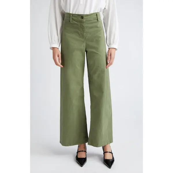 NILI LOTAN Megan Wide Leg Pants - Camo