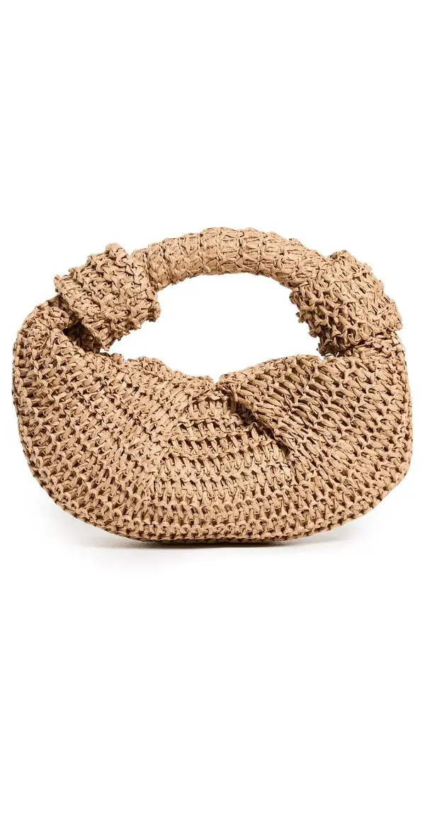 SIMONMILLER Raffia Lopsy Bag - Natural