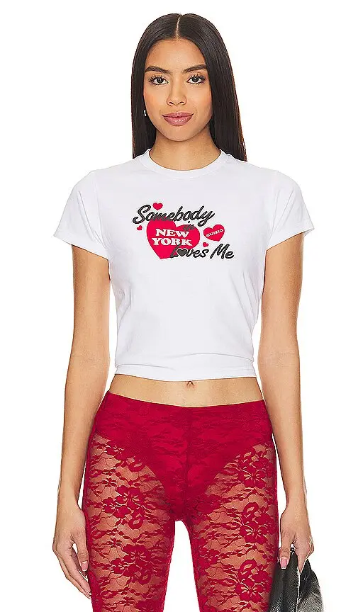 GUIZIO New York Loves Me Tee