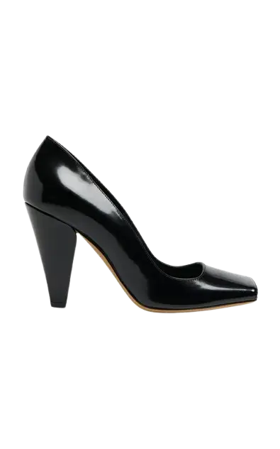 Khaite Cedar Leather Pumps - Black