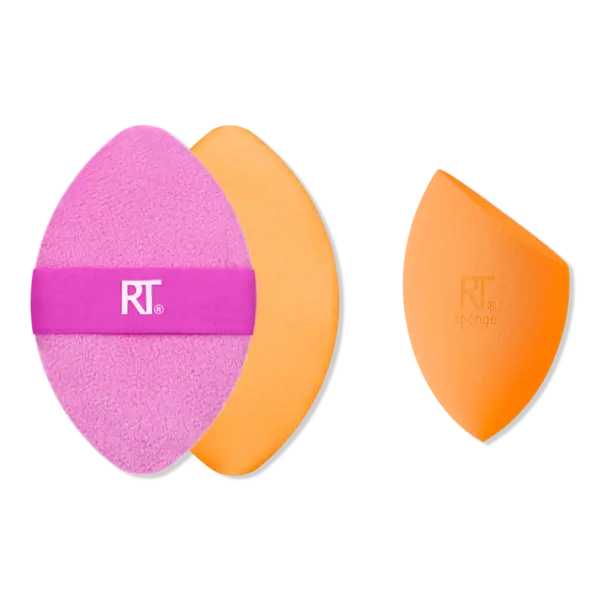 REAL TECHNIQUES Miracle Complexion Sponge + Miracle 2-in-1 Powder Puff