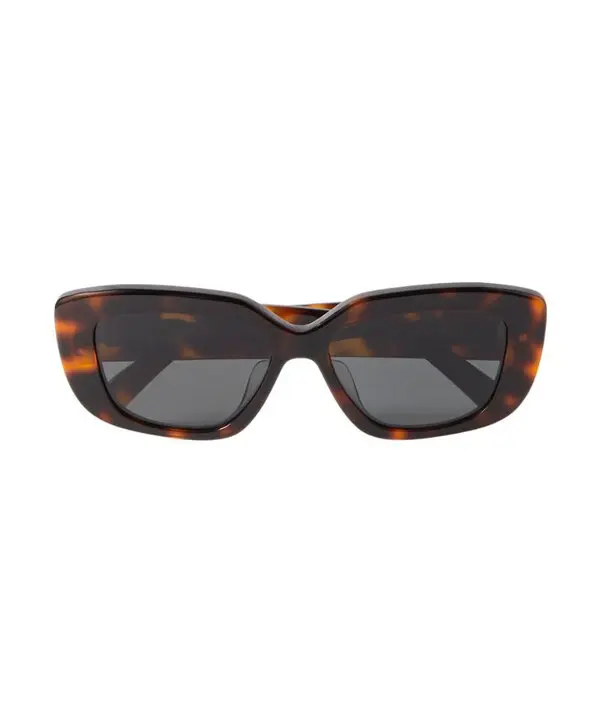 Celine Triomphe Rectangular Sunglasses - Tortoiseshell