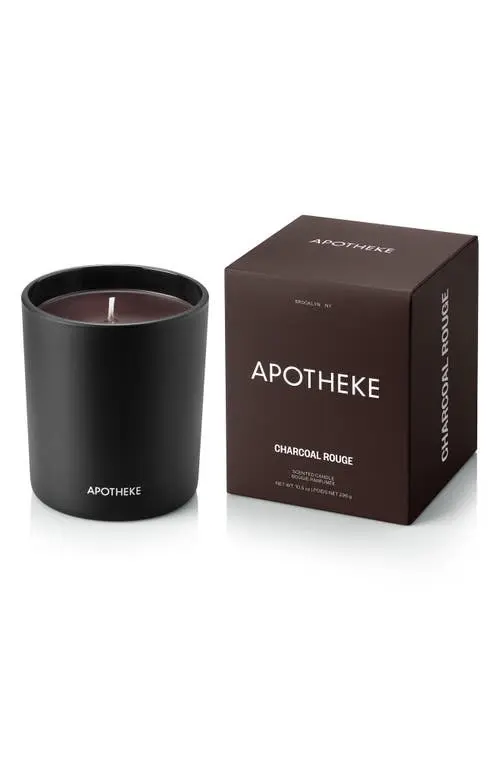 APOTHEKE Charcoal Rouge Classic Scented Candle - Black
