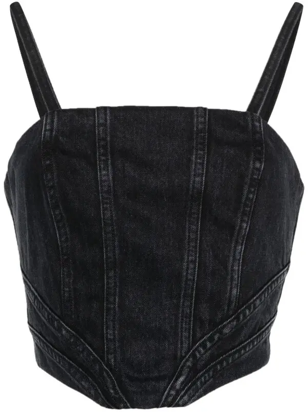 Amiri Corset Crop Top