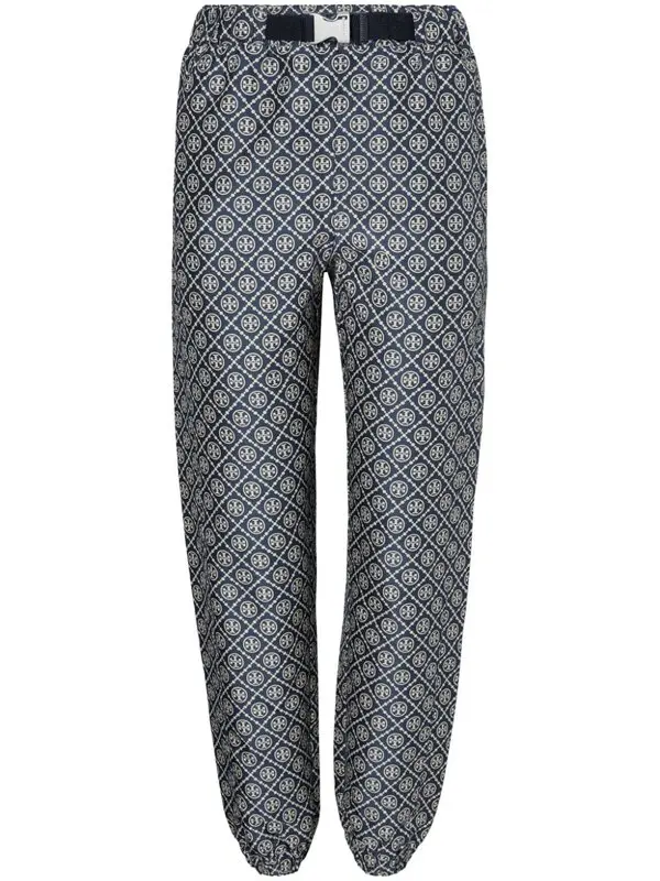 Tory Burch T Monogram Tech Jacquard Trousers
