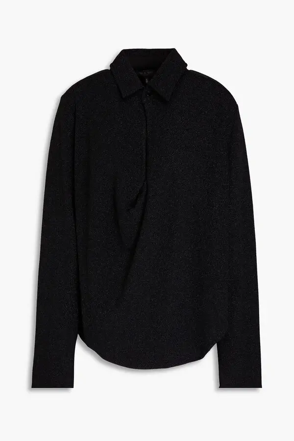 Rag & Bone Lilith Metallic Stretch-jersey Top