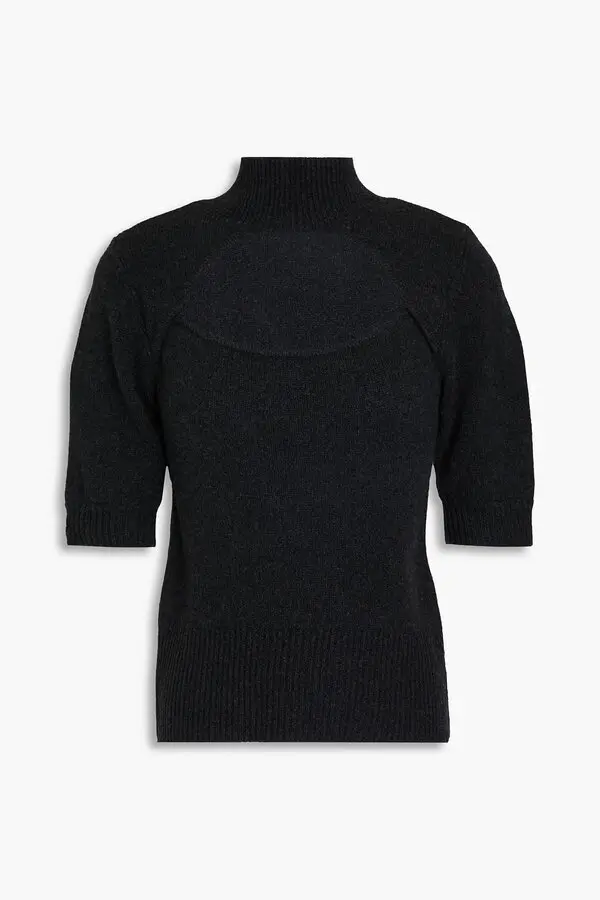 FRAME Chea Cutout Cashmere Top