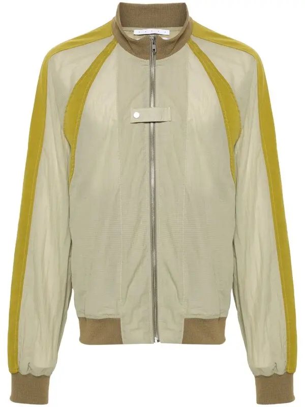 RANRA Thussar Panelled Bomber Jacket - Green