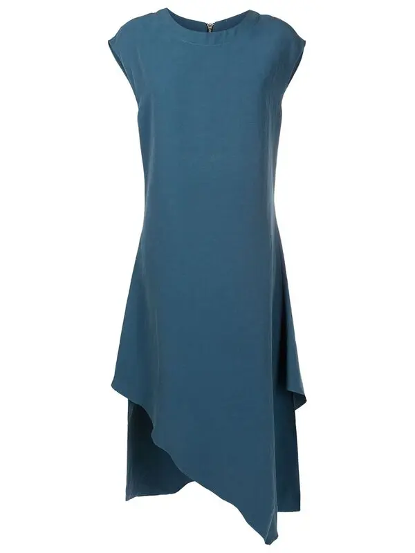 UMA | RAQUEL BLAY Uma | Raquel Davidowicz Sleeveless Asymmetric Dress - Blue