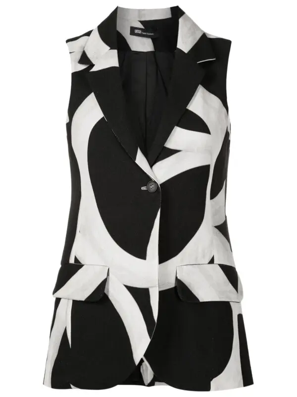 UMA | RAQUEL BLAY Uma | Raquel Davidowicz Abstract-patterned Waistcoat