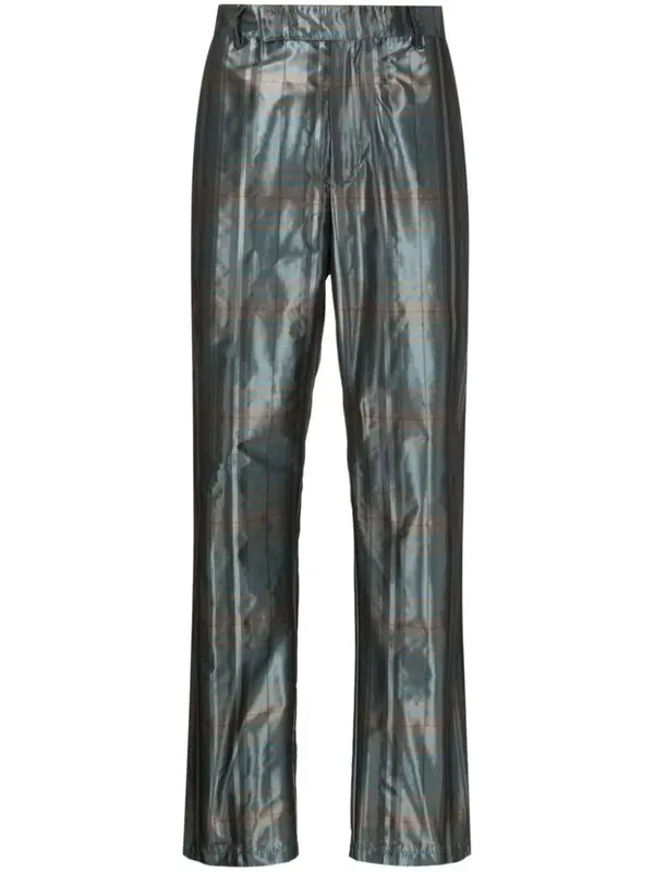 UMA | RAQUEL BLAY Uma | Raquel Davidowicz Checked Straight-leg Trousers